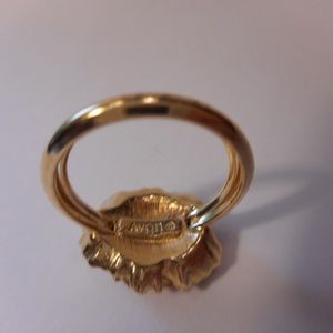 Avon | Jewelry | Vintage Avon Gold Tone Carnation Flower Ring | Poshmark